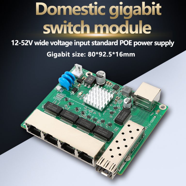 10G2F PoE switch modules - 5G Router solution to enjoy extremely fast ...